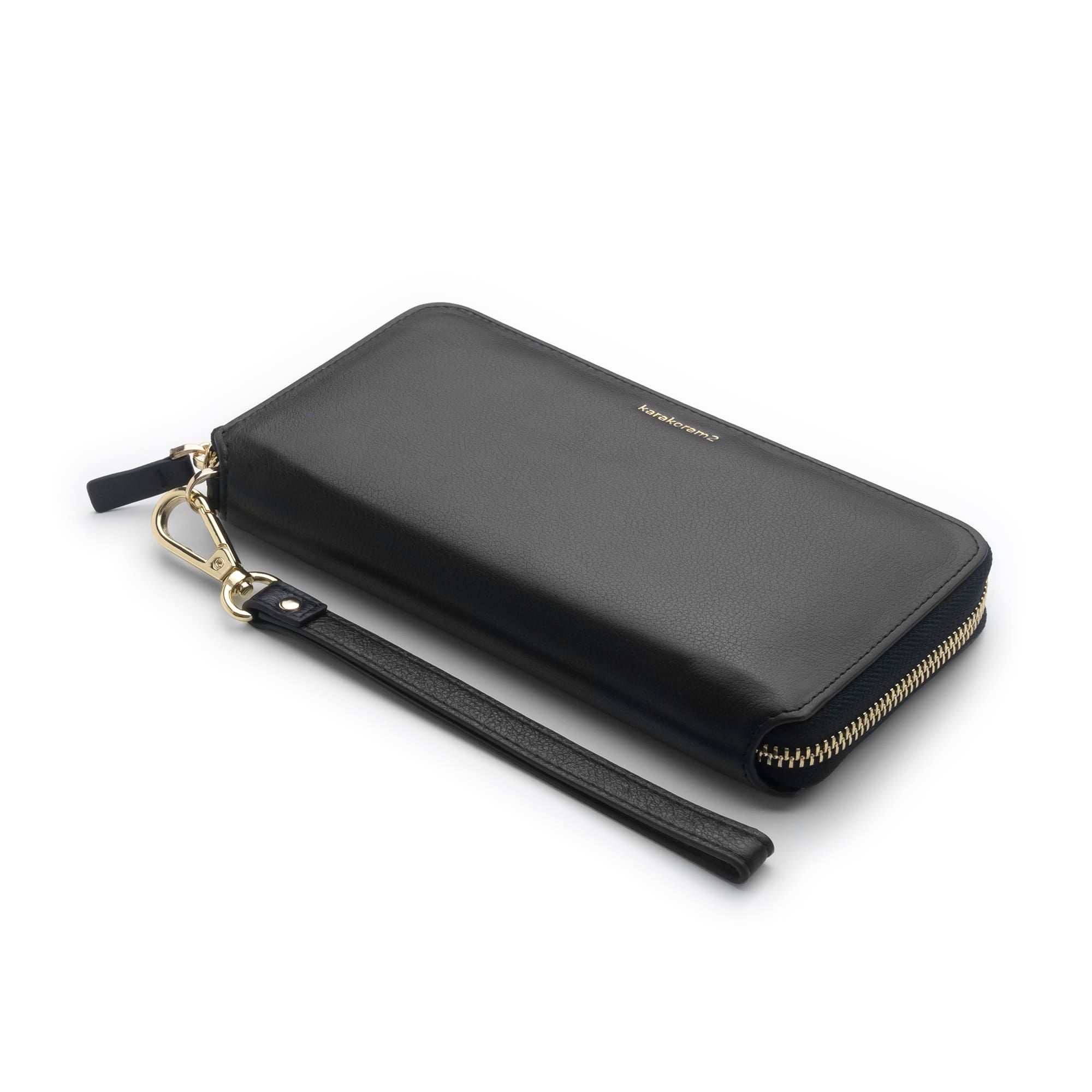 Glorious Leather Zip Ladies Wallet | Travel Wallet with Wristlet & Coin ...